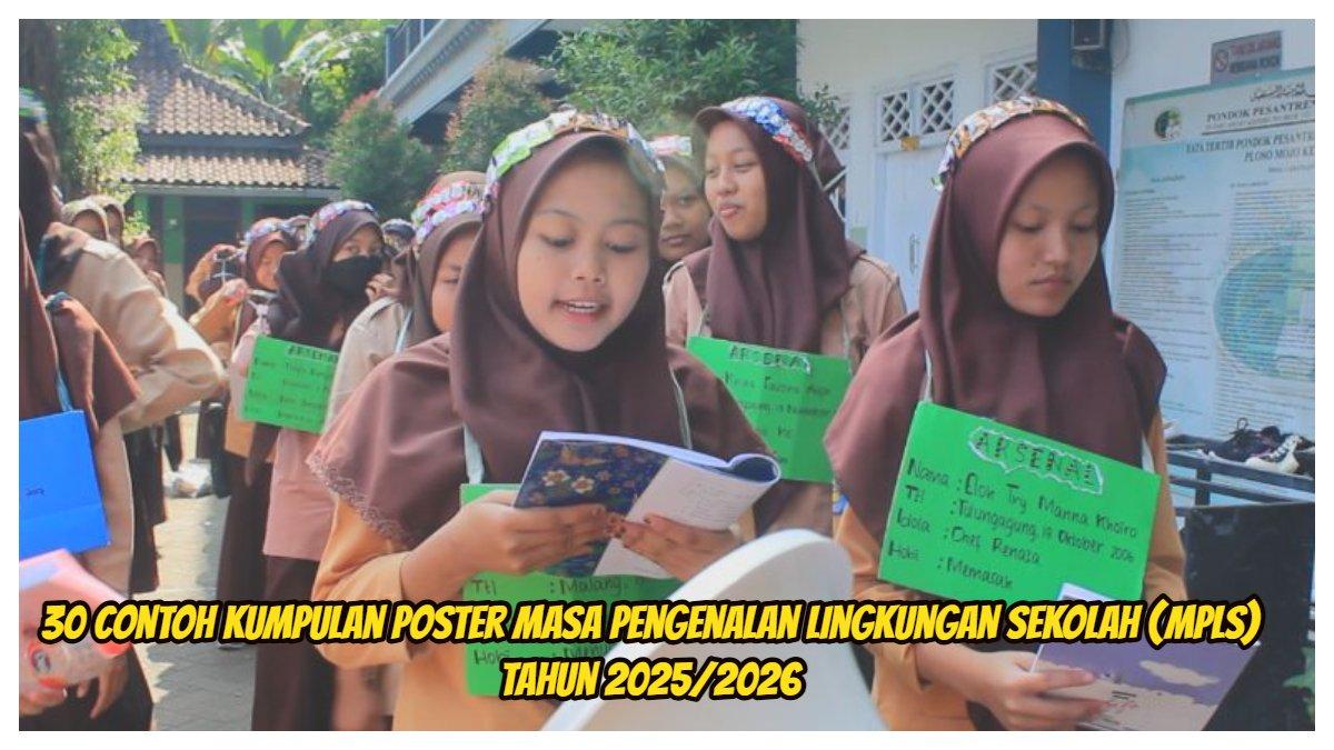 30 Contoh Kumpulan Poster Masa Pengenalan Lingkungan Sekolah Tahun ...