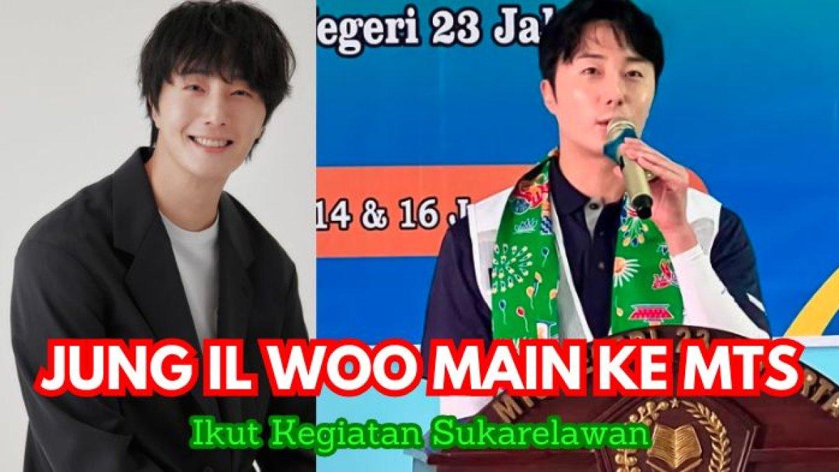 Potret Aktor Korea Jung Il Woo Main ke Sekolah MTS di Indonesia, Ikut ...
