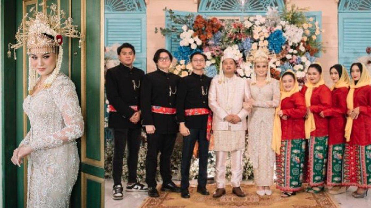 7 Potret Pernikahan Dustin Tiffani dan Ditha Rizky, Gelar Resepsi ...