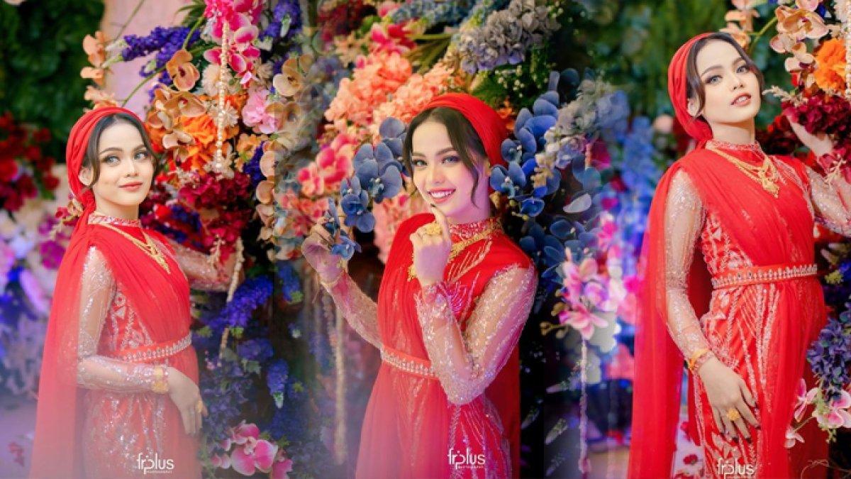 7 Foto Penampilan Putri Isnari saat Kondangan, Ikuti Gaya Keluarga Suami, Perhiasan Emasnya ...