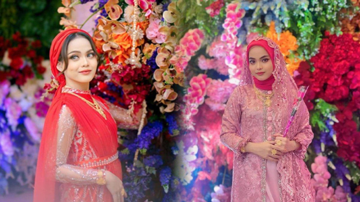 7 Foto Penampilan Putri Isnari saat Kondangan, Ikuti Gaya Keluarga Suami, Perhiasan Emasnya ...