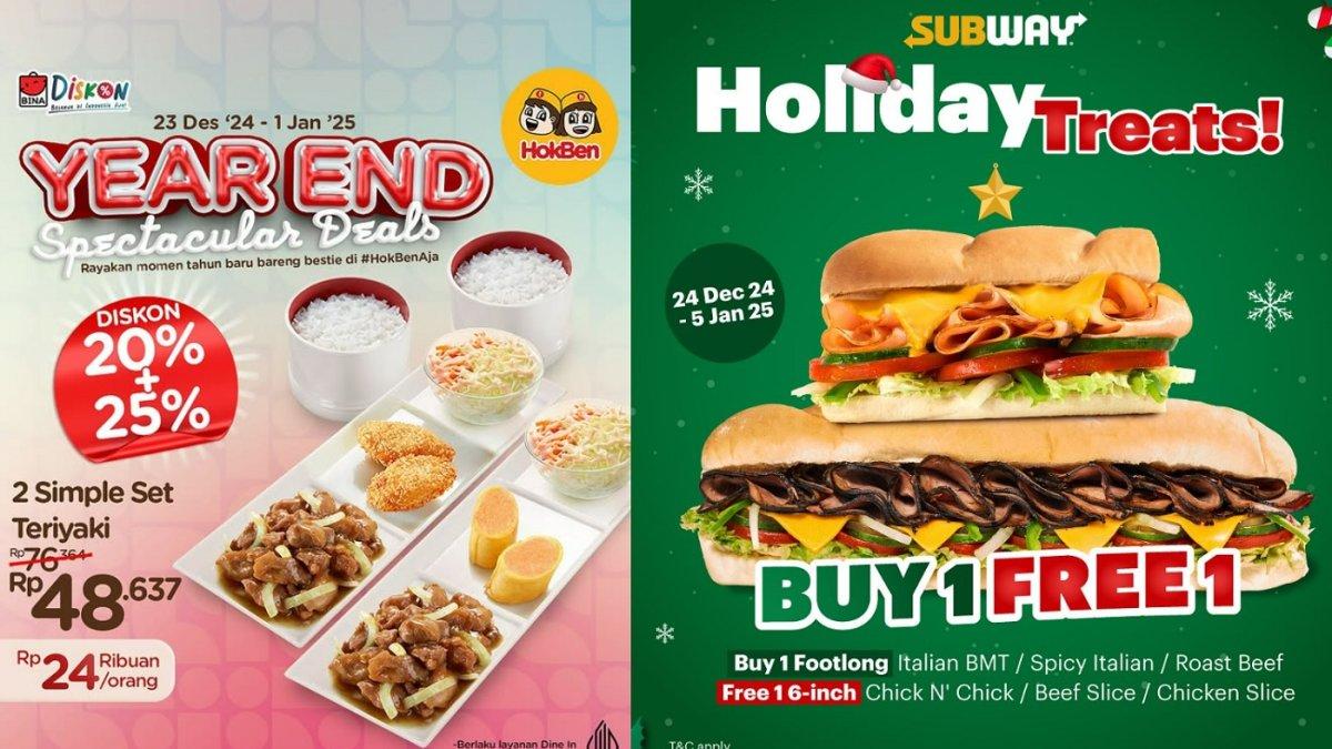 Daftar Promo Tahun Baru 2025: Makanan, Minuman, Tempat Wisata, dan ...