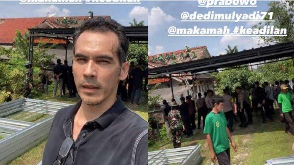 5 Fakta Rumah Atalarik Syach di Cibinong Jawa Barat Dibongkar Aparat, Sengketa Tanah Sejak 2015 ...