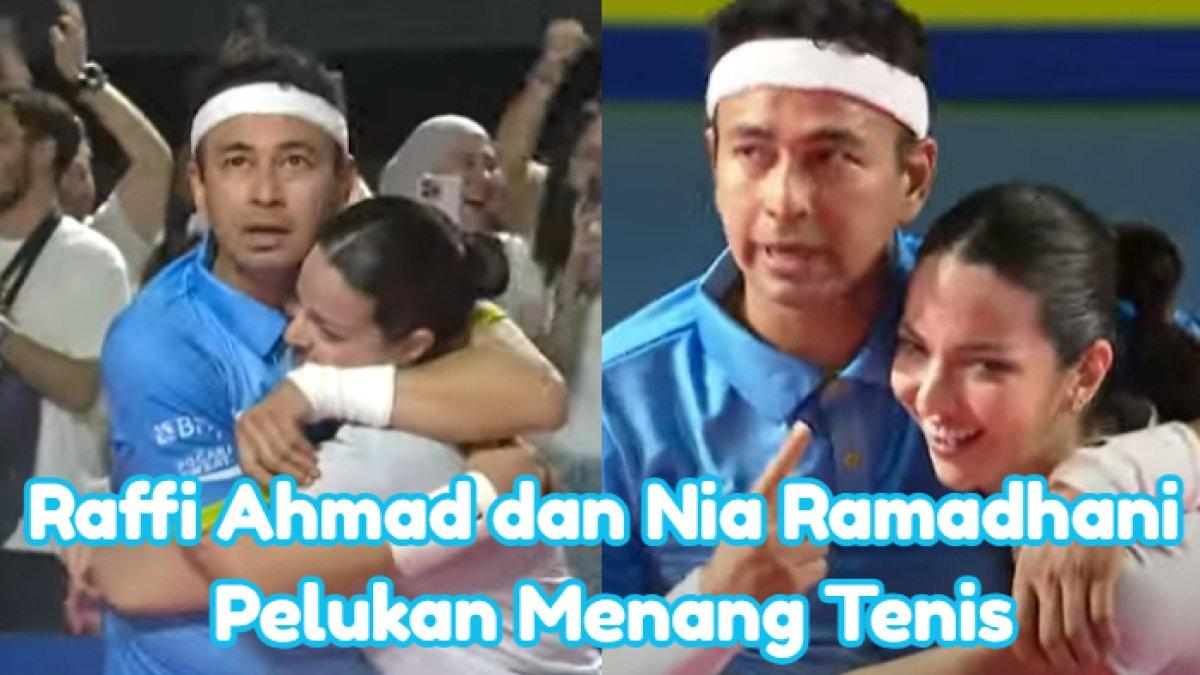 Menang Tenis, Raffi Ahmad-Nia Ramadhani Langsung Pelukan, Ini Reaksi Nagita Slavina dan Ardi ...