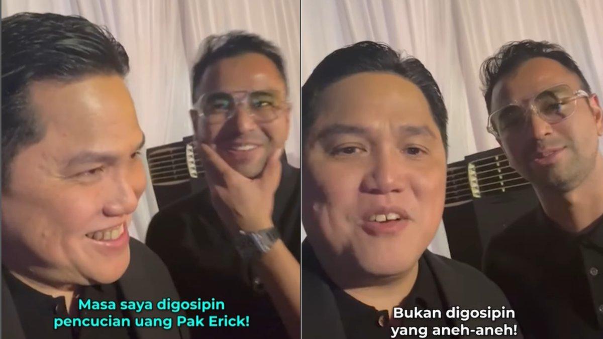 Raffi Ahmad Dituduh Pencucian Uang, Erick Thohir Bela Suami Gigi, Puji Kerja Kerasnya: Jangan ...