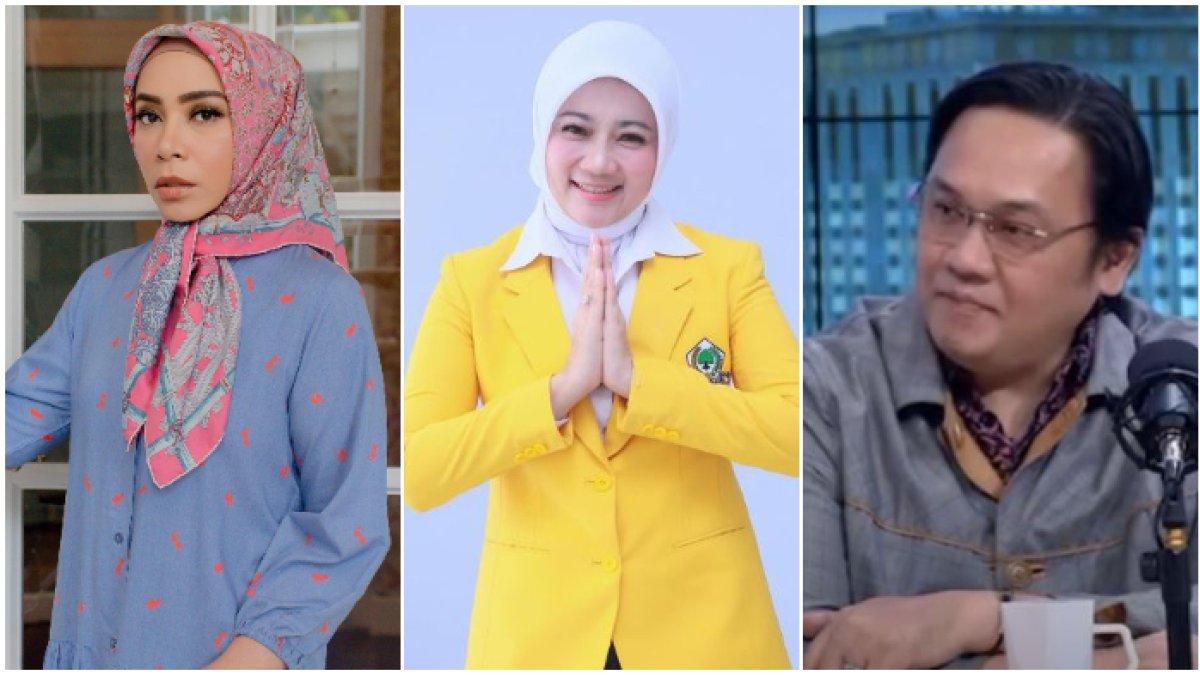 Bersaing dengan artis, Real Count Istri Ridwan Kamil Teratas, Melly Goeslaw, Farhat Abbas ...