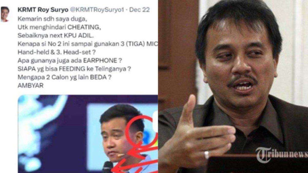 Tudingan Roy Suryo soal Pakai 3 Mic, Stasiun TV yang Tayangkan Debat ... Tudingan Roy Suryo soal Pakai 3 Mic, Stasiun TV yang Tayangkan Debat ...