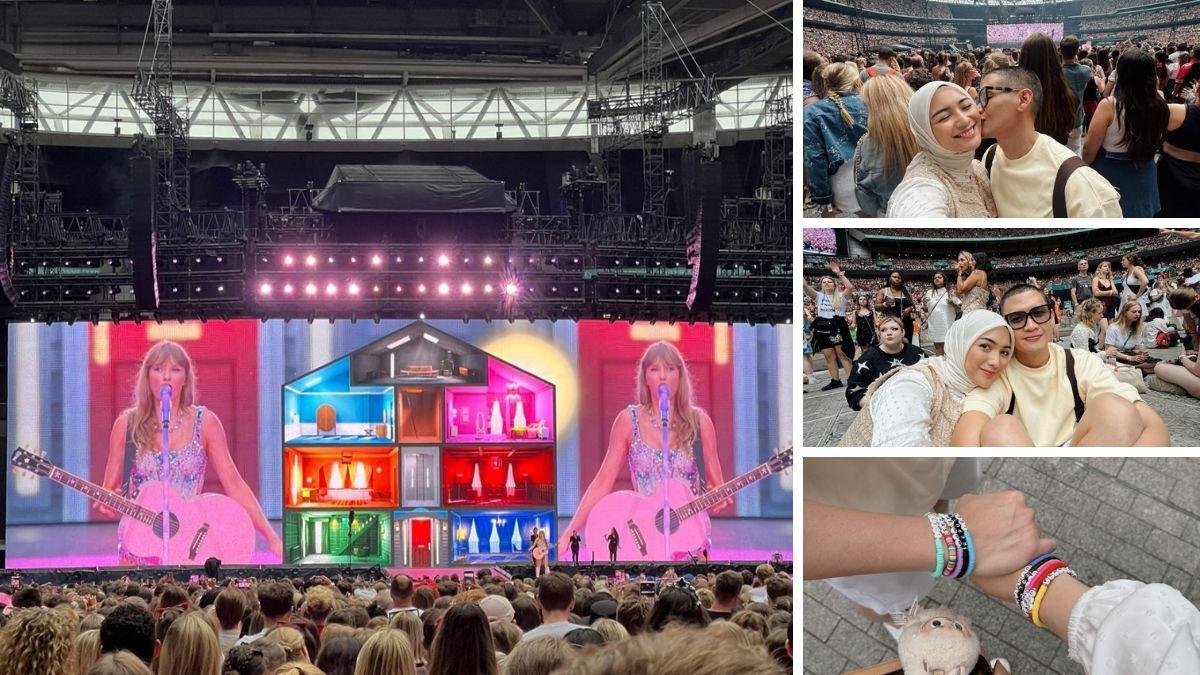 Fans Berat! 5 Foto Citra Kirana dan Rezky Nonton Konser Taylor Swift di ...