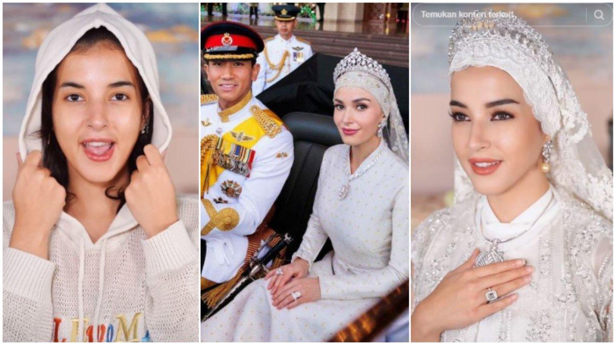 Selebgram Dandan ala Istri Pangeran Abdul Mateen, Hasilnya Sempurna, Video Tembus 14 Juta ...
