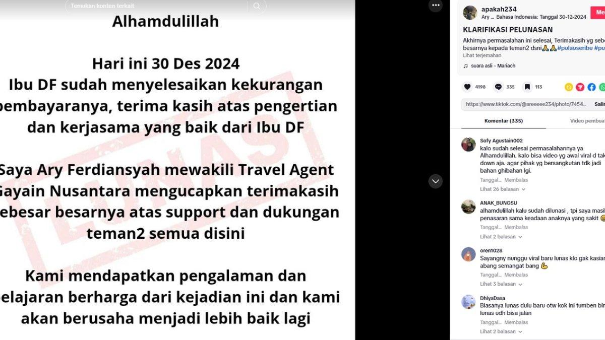 Viral Ibu-ibu Sempat Tak Lunasi Travel Setelah Liburan di Kepulauan ...