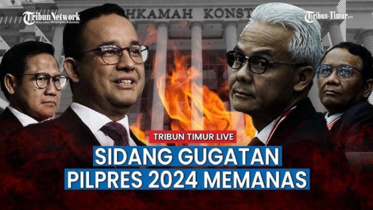 Sidang MK Memanas, Anies-Ganjar Minta Prabowo-Gibran Didiskualifikasi ... Sidang MK Memanas, Anies-Ganjar Minta Prabowo-Gibran Didiskualifikasi ...