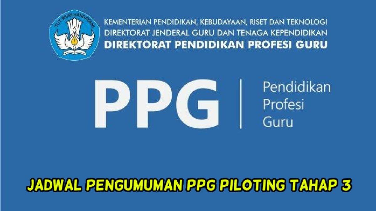 Link Hasil PPG Piloting Tahap 3 Tahun 2024, Pengumuman Hari Ini, Cek Jadwalnya: Kamu Lolos ...