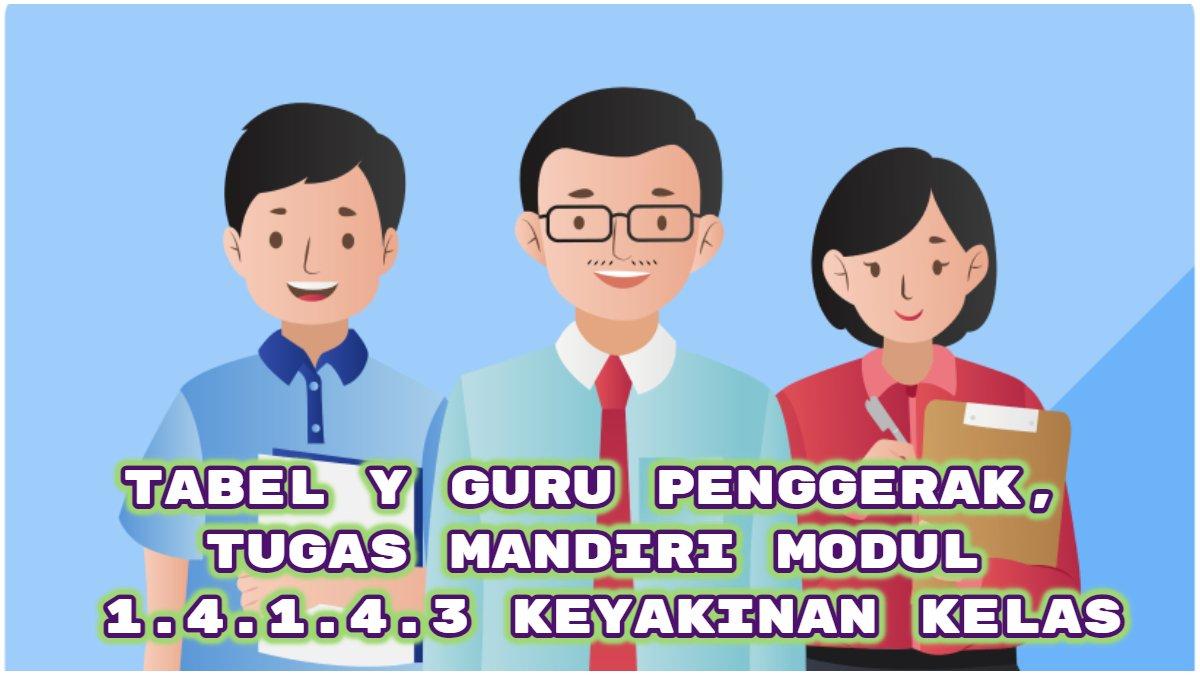 Kunci Jawaban: Tabel Y Guru Penggerak, Tugas Mandiri Modul 1.4.1.4.3 ...