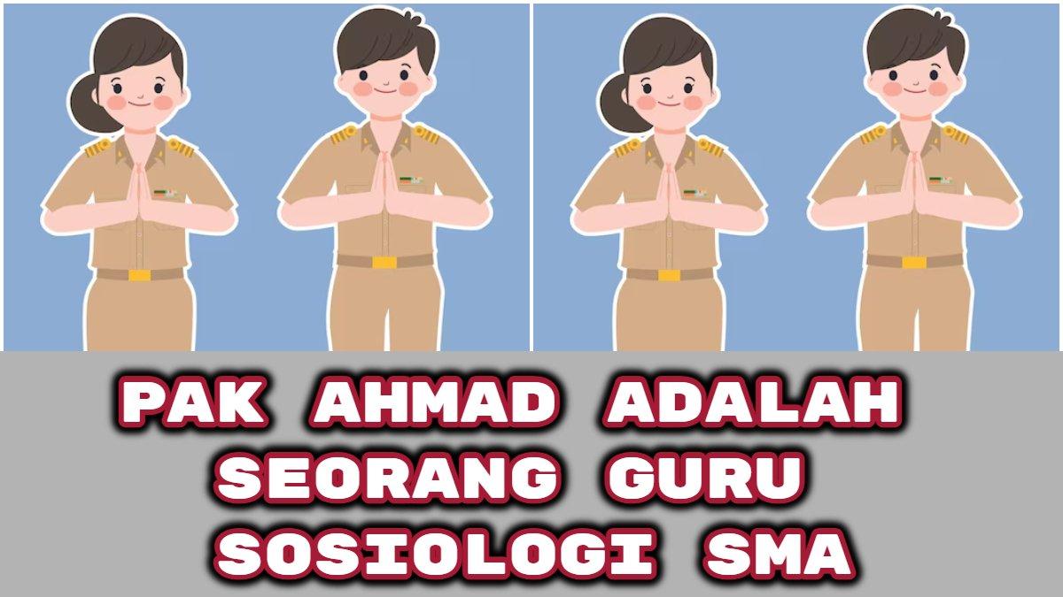 Kunci Jawaban PMM Modul 3: Pak Ahmad adalah Guru sosiologi SMA Telah ...