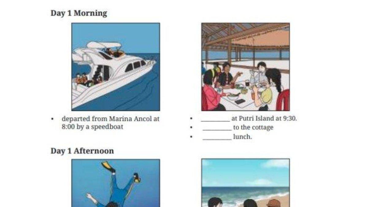 Kunci Jawaban Bahasa Inggris Kelas 9 SMP Halaman 132 133: Andre's 2 Day ...