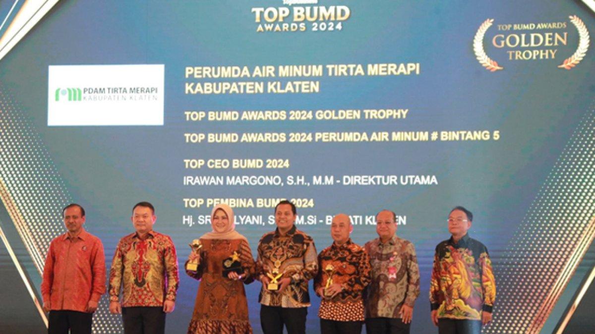 Tren Positif! Klaten Borong Penghargaan TOP BUMD Award 2024, Bupati Sri Mulyani: Bukti Kerja ...