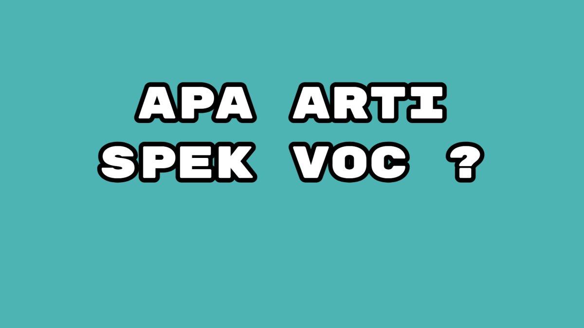 Apa Arti Spek VOC Istilah Viral di TikTok? Hits Gara-gara Konten Pamer ...