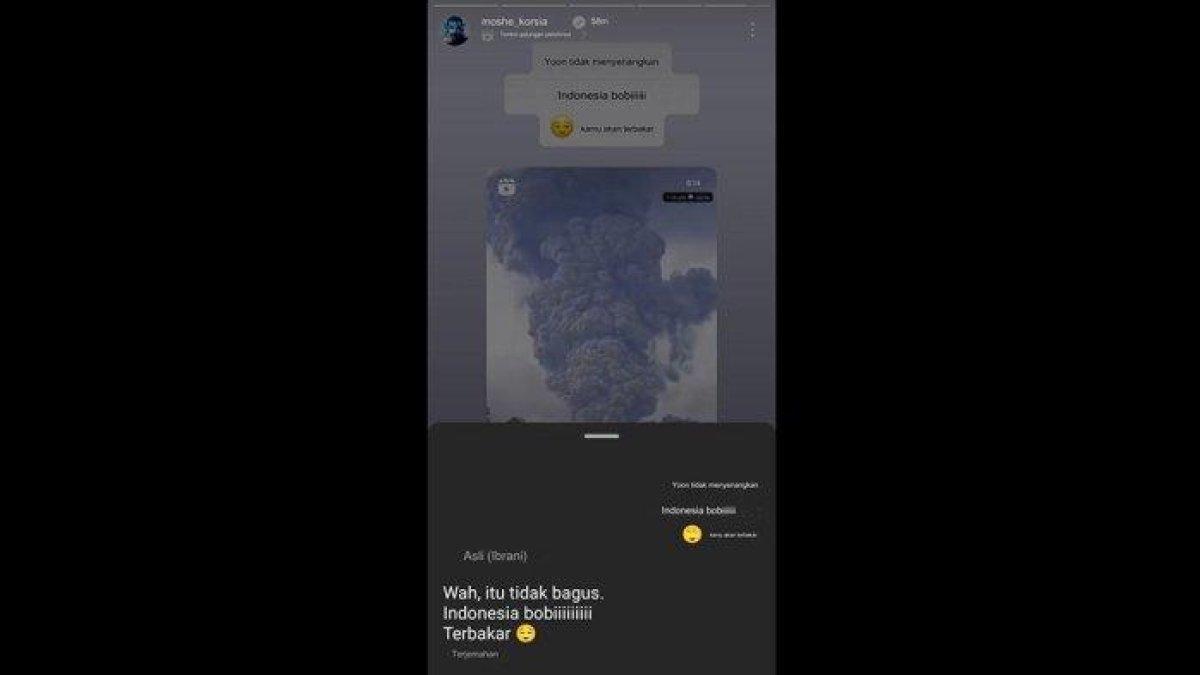 Kesal Terus Dihujat, Tentara Israel Ejek Korban Erupsi Gunung Marapi ... Kesal Terus Dihujat, Tentara Israel Ejek Korban Erupsi Gunung Marapi ...