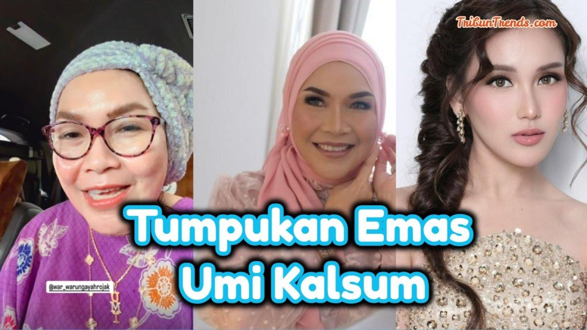 Tak Kalah dari Mira Hayati, Umi Kalsum Ibu Ayu Ting Ting Pamer Tumpukan Emas, Tiru Gaya Ayah ...
