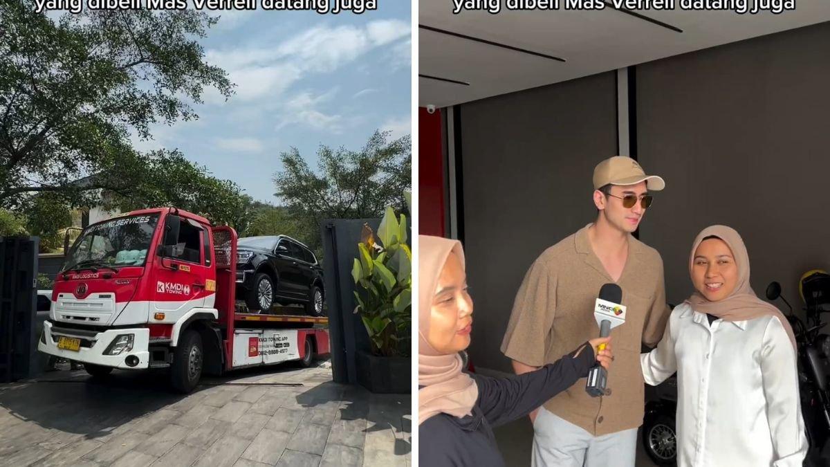 5 Potret Verrell Bramasta Belikan Mobil Mewah untuk Ibu Sambungnya ...