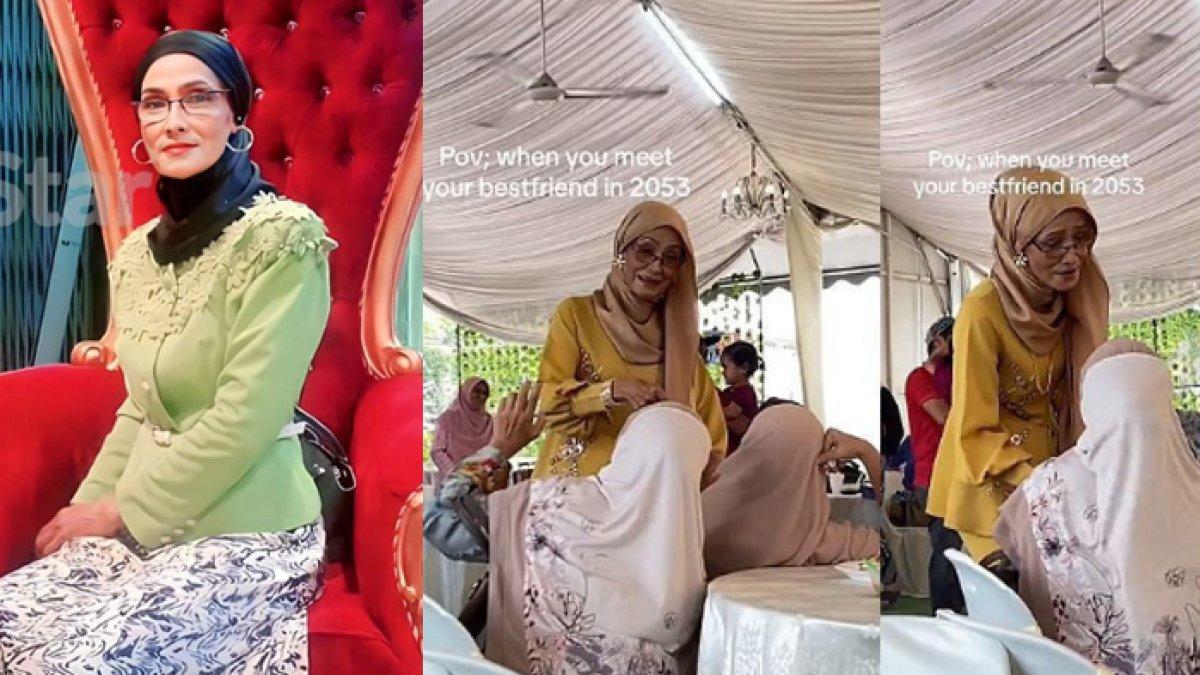 Nenek-nenek Sudah Punya 8 Cucu Masih Bergaya Bak Gadis Muda, Ramai ...