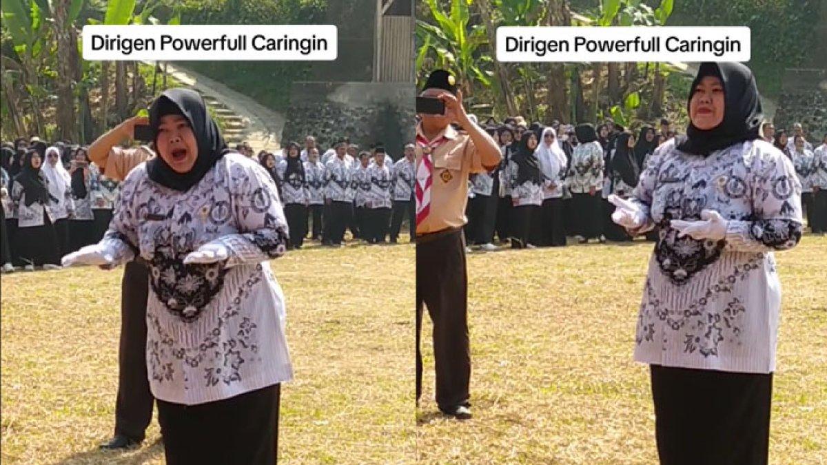 SOSOK Risa Damayanti, Guru SD di Sukabumi, Dirigen Powerfull Saat Upacara HUT ke-78 RI, Ini ...