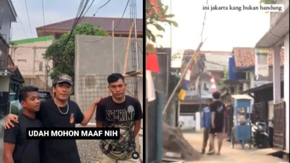 Keterlaluan! Pemuda Paksa Kuli Bangunan Lepas Baju karena Ada Logo Persib Bandung: Ini Jakarta ...