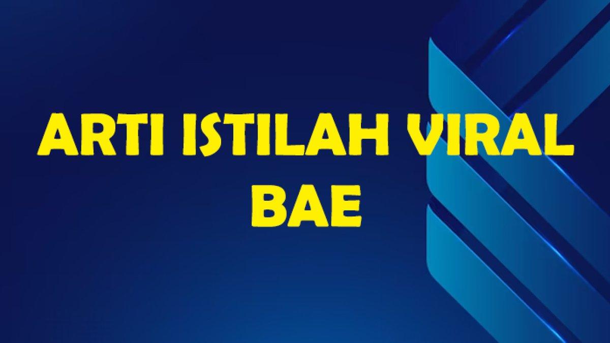 Apa Arti Bae, Istilah Viral di TikTok? Kata Populer Ini Sering ...