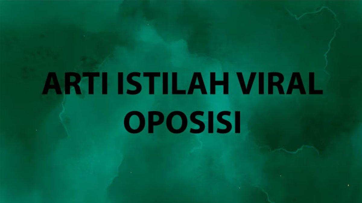 Apa Arti Oposisi, Istilah Viral di TikTok? Kata Populer Ini Kerap Digunakan Warganet di Medsos ...