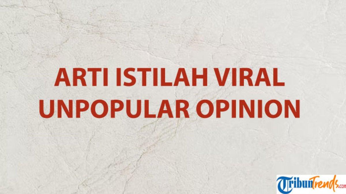Apa Arti Unpopular Opinion, Istilah Viral di TikTok? Kata Ini Sering ...