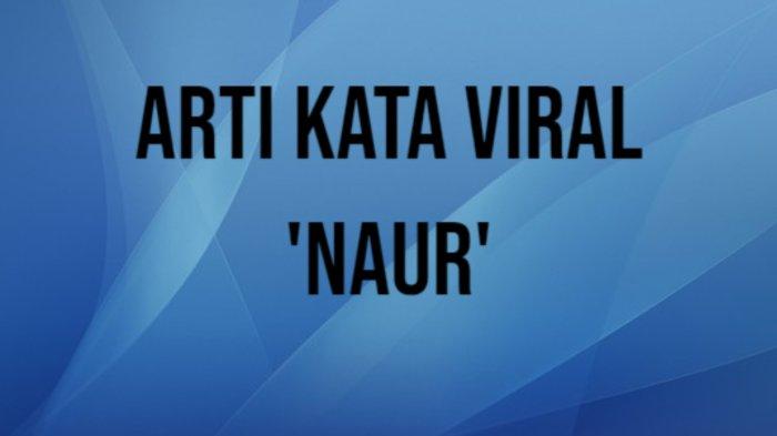 Apa Arti Naur Istilah Viral di TikTok & Twitter? Populer di Kalangan ...