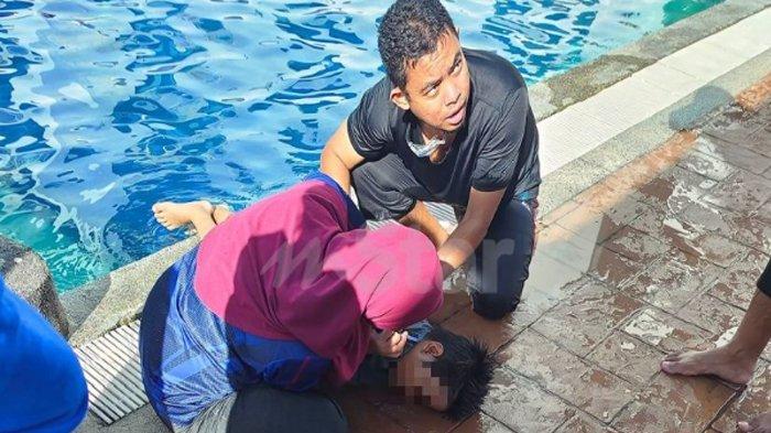 Lihat Bocah Mengapung di Kolam Renang, Wajahnya Mulai Membiru, Pasutri ...