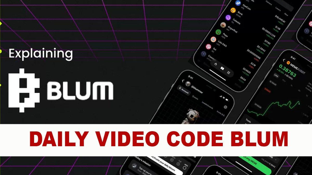 Update Blum Daily Video Code 17 Oktober 2024, Tambah Bonus dengan Kode Harian, Klaim Sekarang ...