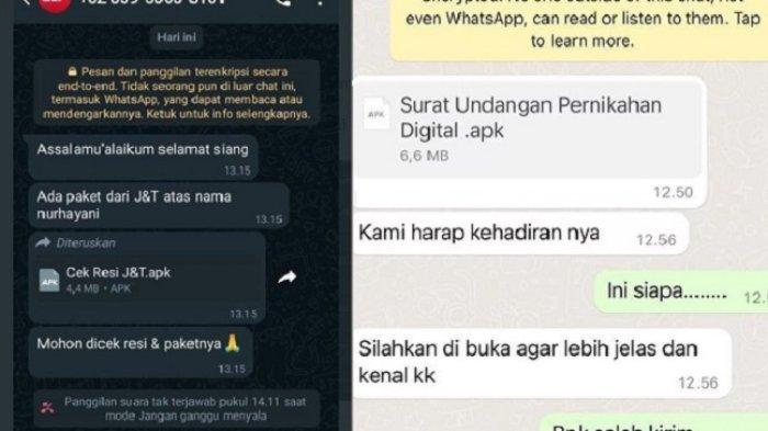 7 Cara Cegah Penipuan Via WA Lewat Undangan Atau Resi Paket Palsu, Hindari WiFi Publik dan File ...