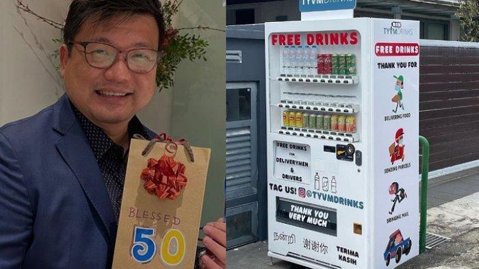 Terungkap Siapa Pria Viral Sediakan Vending Machine Gratis Buat Driver Ojol & Pemulung, Profesi ...