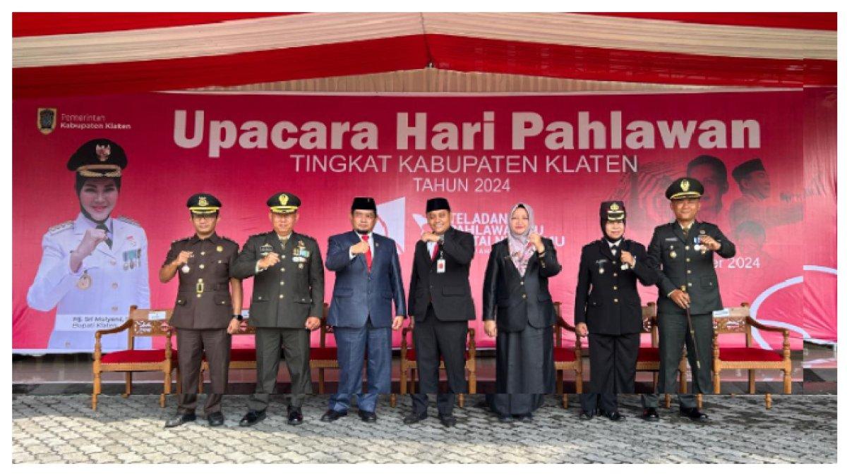 Momentum Hari Pahlawan 2024, Sekda Klaten Ajak Masyarakat Teladani Sikap Pahlawan Bangsa ...