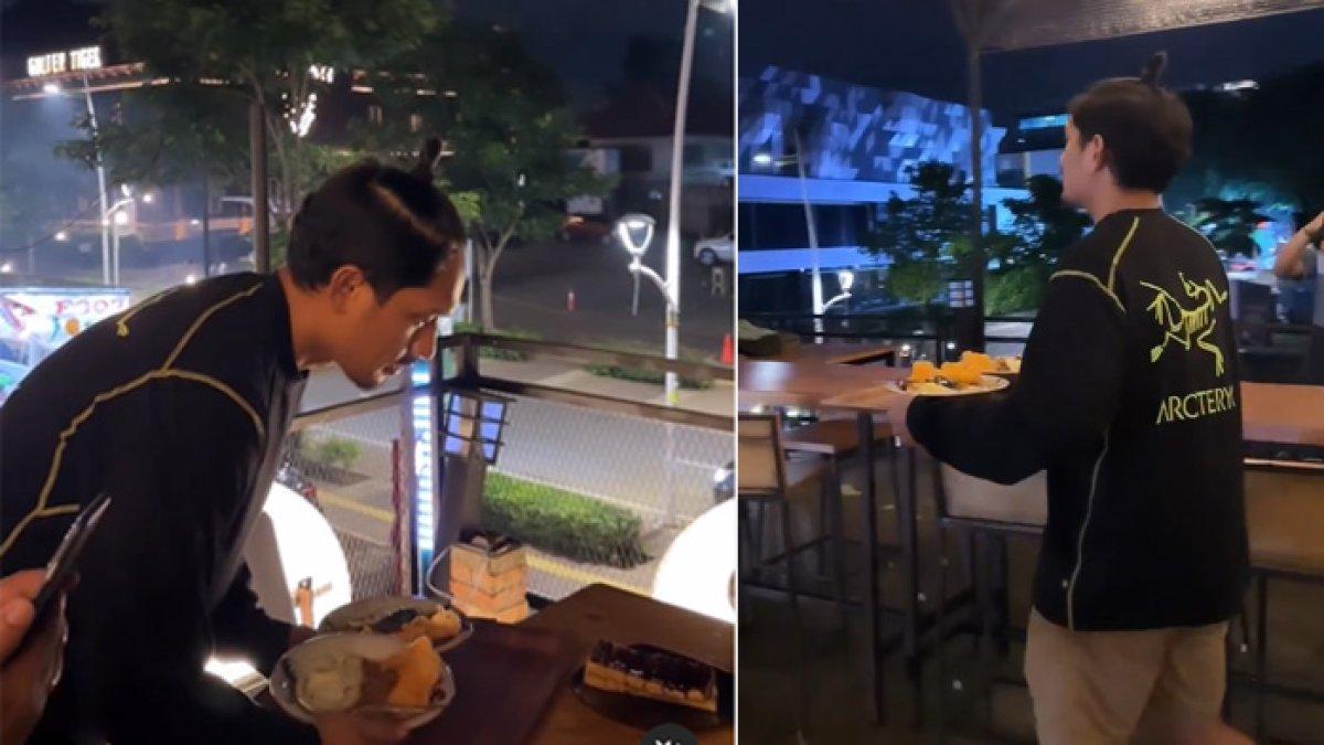 Penjual Nasi Goreng Gerobak Ternyata Suami Artis, Buka Langsung Ramai, Anak Sambung Nempel ...