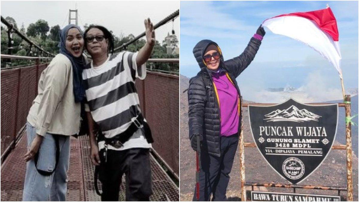 Pecinta Alam Ini Ternyata Istri Artis, Kuat Mendaki Gunung Slamet Meski ... Pecinta Alam Ini Ternyata Istri Artis, Kuat Mendaki Gunung Slamet Meski ...