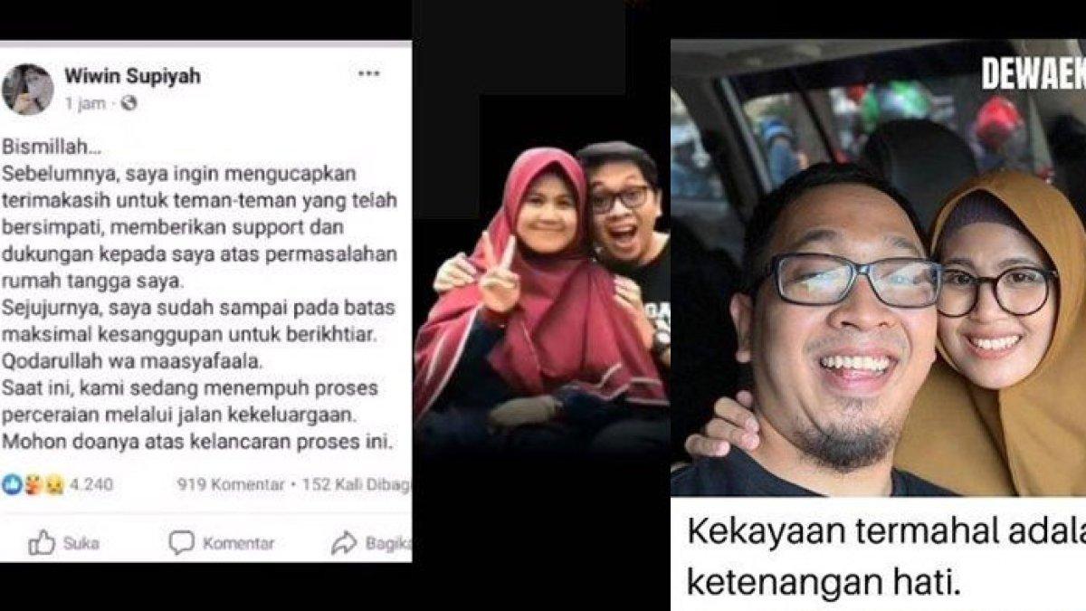 'SEMUA Orang Meninggalkan Saya' Dewa Eka Prayoga Dulu Banggakan Wiwin Supiyah, Kini Malah Cerai ...