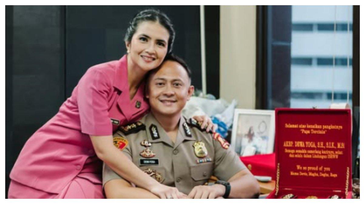 5 Potret Kadek Devie Berseragam Bhayangkari saat Dampingi Suami Jadi AKBP, Cantik Natural ...