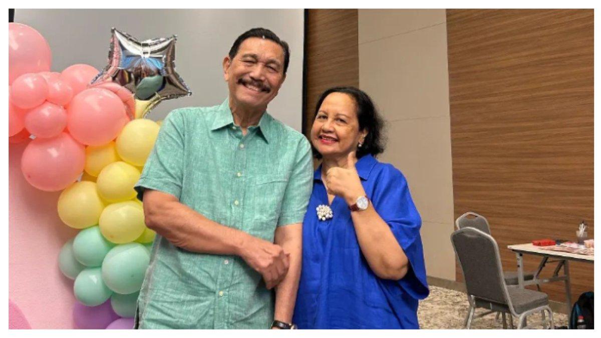 Foto Mesra Jenderal TNI Purn Luhut Pandjaitan Rayakan Ultah Istri ke-75 ...