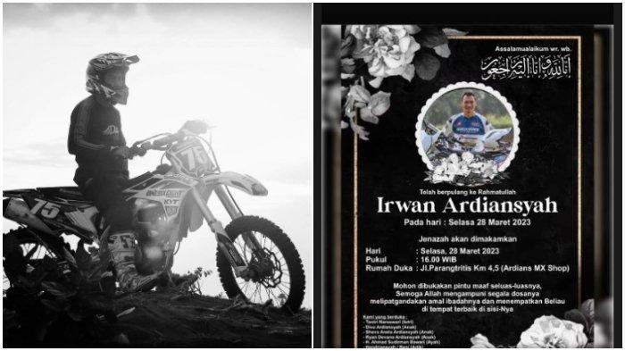 INNALILLAHI! Mantan Pembalap Nasional Irwan Ardiansyah Meninggal ...