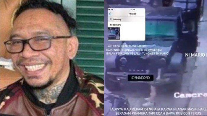 'Anak Kabag Kelakuan Semaling Ini' Video Mario Dandy Tukar Plat Rubicon, Jonathan Latumahina ...