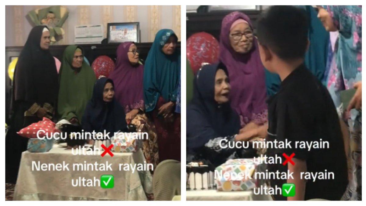 Nenek 80 Tahun Minta Dirayain Ulang Tahun Bak Anak-anak, Tamu ...