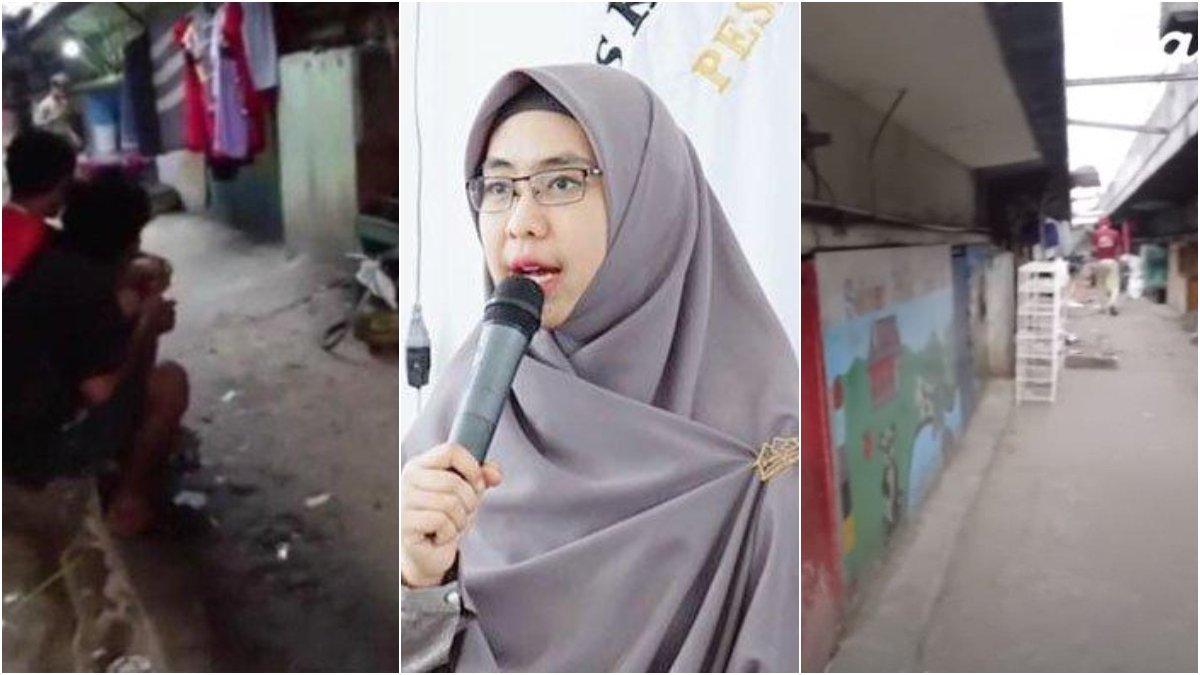 VIRAL Kampung di Bawah Jembatan Jakarta, Ada Sekolah, Pembangunan Mushala Didanai Oki Setiana ...