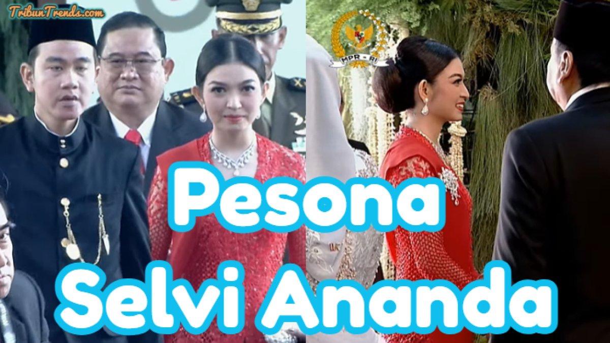 Pesona Selvi Ananda Istri Wapres Terpilih Gibran Rakabuming, Berkebaya ...