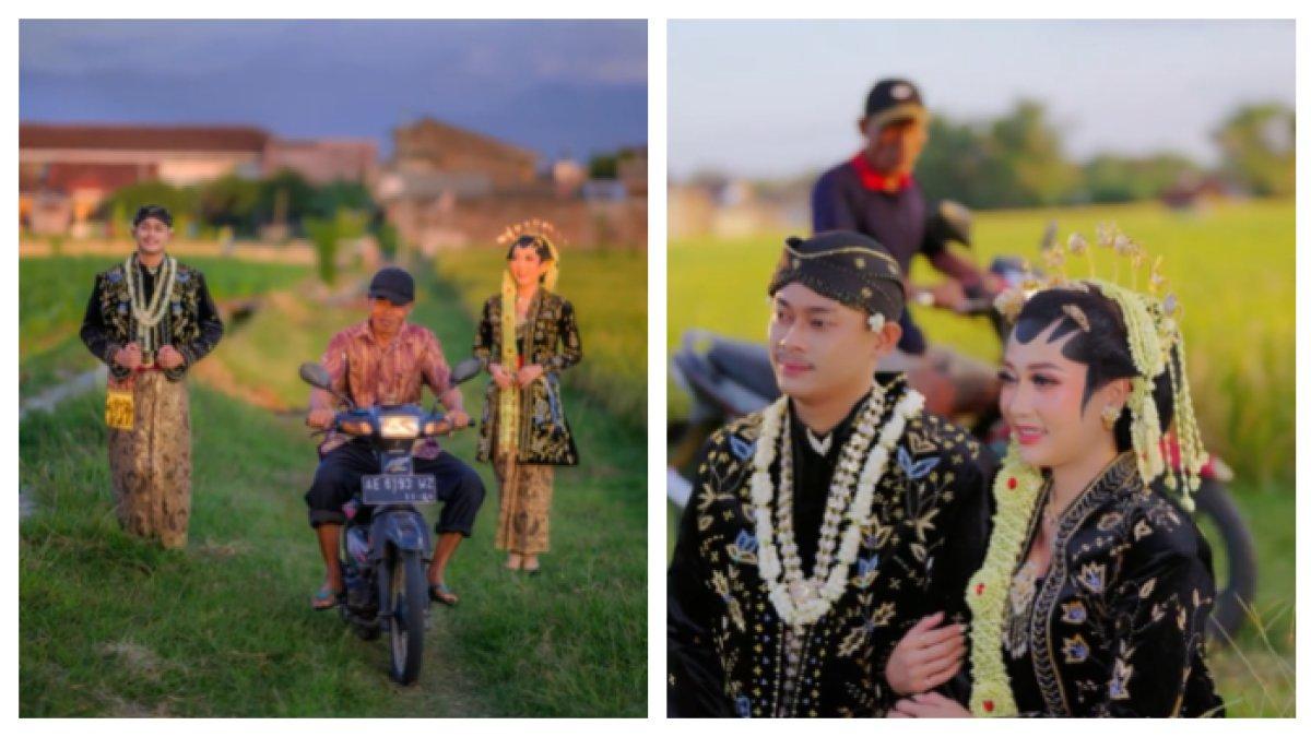 NIATNYA Dapat Hasil Foto Estetik saat Prewedding di Sawah, Ternyata Ada ...
