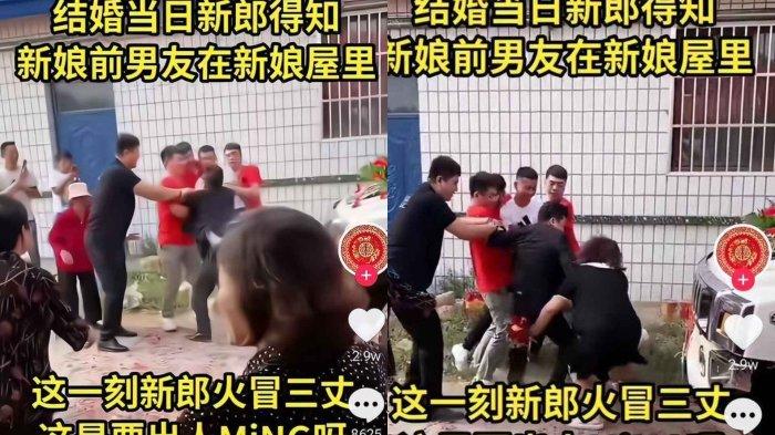 Pengantin Pria Emosi Calon Istri Diam Diam Ketemu Mantan Pacar Di