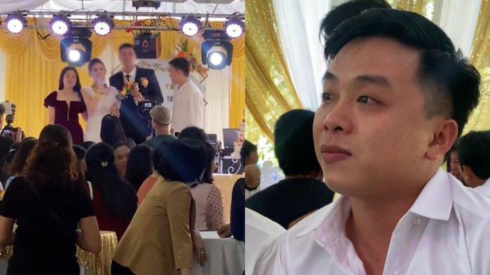Hadiri Pernikahan Mantan Pria Ini Viral Mencoba Tersenyum Meski Mata