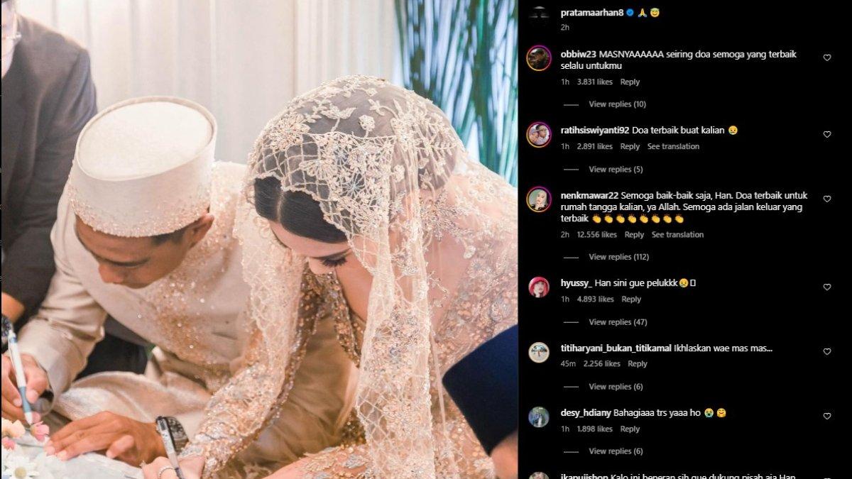 Pratama Arhan Unggah Foto Pernikahan Azizah Salsha di Tengah Mencuat Isu Istrinya Selingkuh ...
